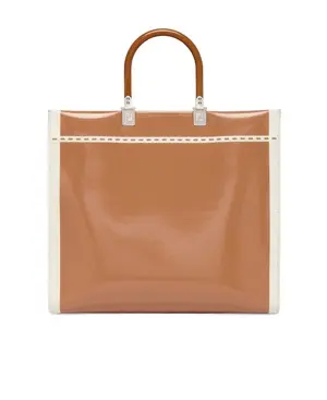 Fendi Sunshine Medium Tote Bag - Brown