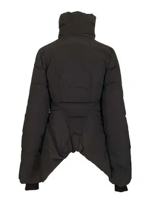 Rick Owens Asymmetrical Quilted Jacket - Black