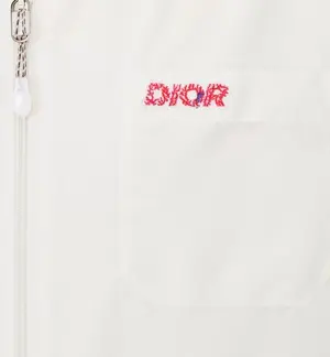 Dior Zip-up Short-sleeved Shirt