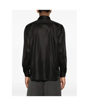 Comme Des Garçons Long-sleeved Shirt - Black