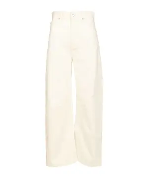 Loewe Logo Patch Wide Leg Jeans