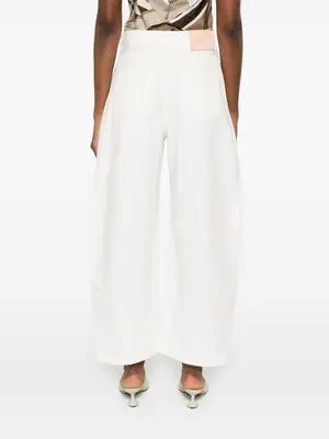 Loewe Logo Patch Wide Leg Jeans