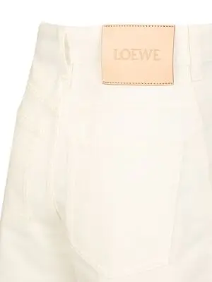 Loewe Logo Patch Wide Leg Jeans