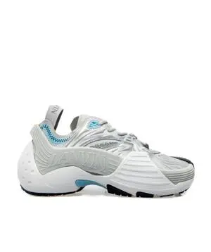 LANVIN Flash-x Mesh Lace-up Sneakers - Gray