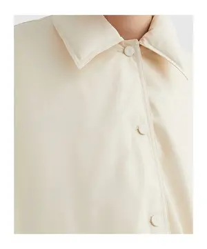 JIL SANDER Down Jacket With Pointed Collar