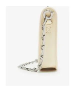 Burberry Micro Shield Sling Zipped Mini Shoulder Bag - Nude