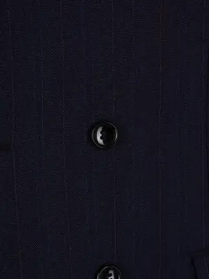 Junya Watanabe Double-breasted Pinstripe Suit Jacket