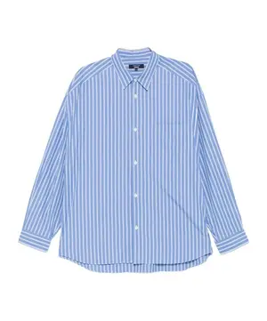 Comme Des Garçons Long-sleeved Shirt - Blue