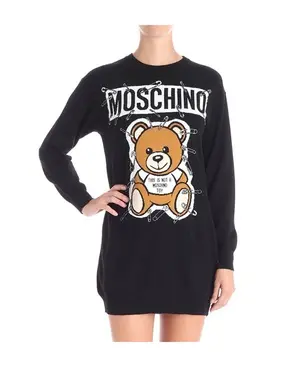 Moschino Teddy Bear Knit Dress