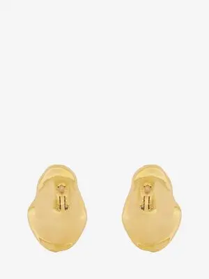 Alexander McQueen Sculptural Clasp Earrings
