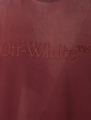 Off-White Logo Logo Short-sleeved T-shirt - Red
