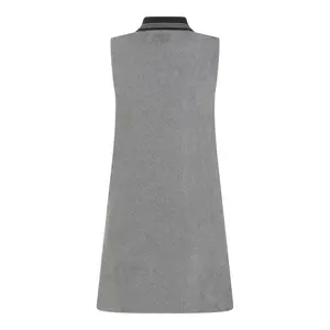 Miu Miu Sleeveless Shirt Dress With Zip Fastening And Pockets
