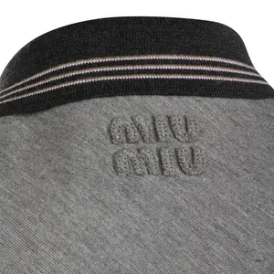Miu Miu Sleeveless Shirt Dress With Zip Fastening And Pockets