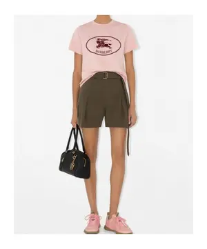 Burberry Knight Stamp Crewneck T-shirt - Bouquet