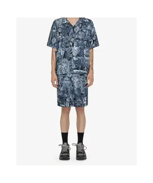 Givenchy Hubert Printed Bermuda Shorts - Black/navy