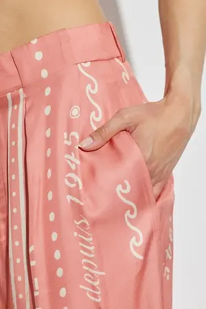 Balmain Wide-leg Pleated Pants