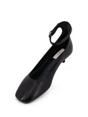 TOTEME Square-toe Ankle Strap Pumps