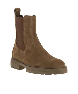 Hogan H673 Suede Chelsea Ankle Boots