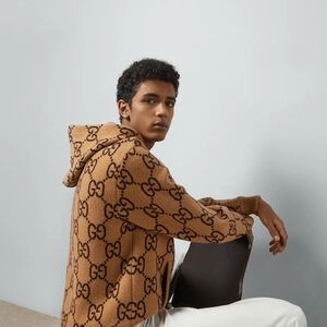 Gucci Gg Monogram Hooded Sweatshirt