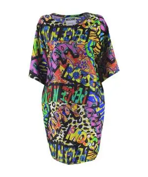 Moschino Printed Loose Dress With Open Back