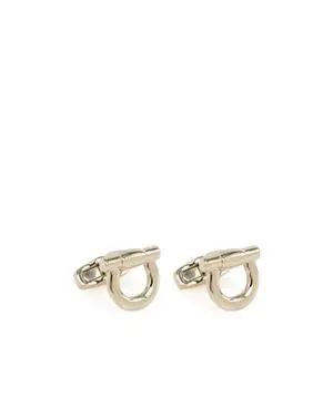 FERRAGAMO Gancini Logo Cufflinks - Nude