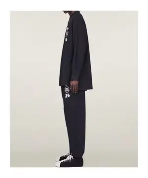 Y3 Cuffed Track Pants - Black