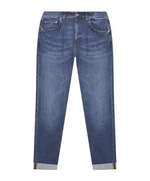 DONDUP Cuff Hem Jeans - Blue