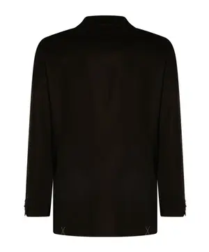Zegna Double Breasted Jacket - Black