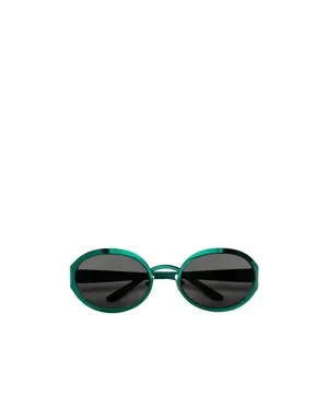 Marni To-sua Oversized Oval Sunglasses - Black