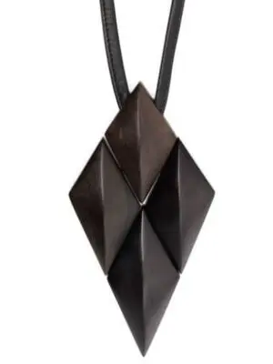 MONIES Wood Pendant Necklace