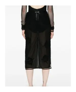 Blumarine Embroidered Tulle Skirt