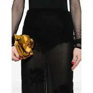 Blumarine Embroidered Tulle Skirt