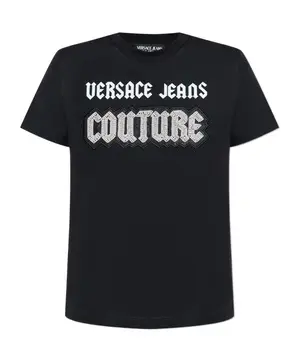 Versace Embellished Crewneck T-shirt