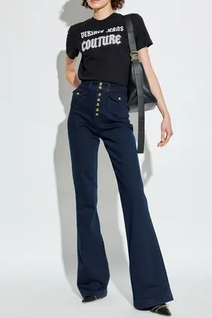 Versace Embellished Crewneck T-shirt