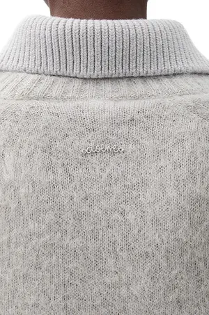 Loewe Lapel Long Sleeve Knit Jumper