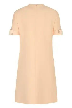Valentino Garavani Crepe Couture Bow Detailed Mini Dress