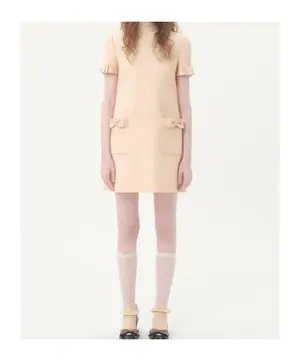 Valentino Garavani Crepe Couture Bow Detailed Mini Dress
