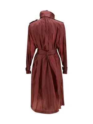 Saint Laurent Lavallière Double-breasted Trench Coat - No