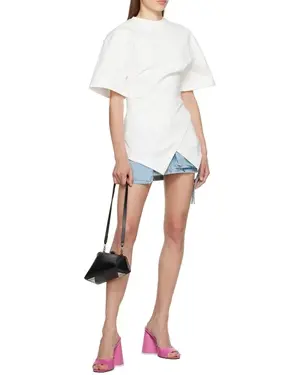 Attico Luz Slip-on Mules With High Block Heel - Pink