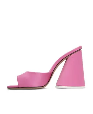 Attico Luz Slip-on Mules With High Block Heel - Pink