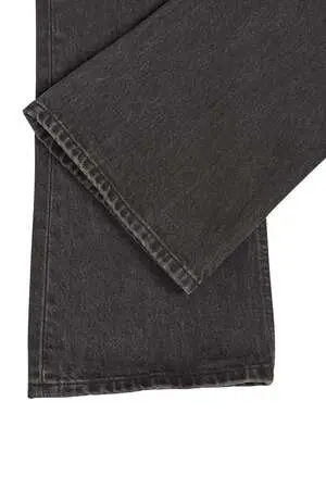 HAIKURE Carly Mid-rise Straight Jeans - Black