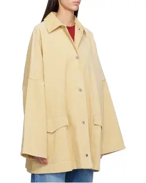 TOTEME Oversized Button-up Jacket - Beige