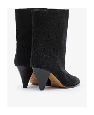 Isabel Marant Étoile Glitter Suede Leather Boots