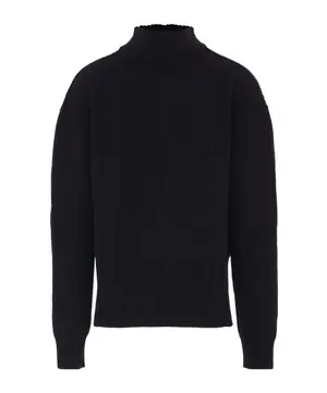 Rick Owens High-neck Ribbed Sweater