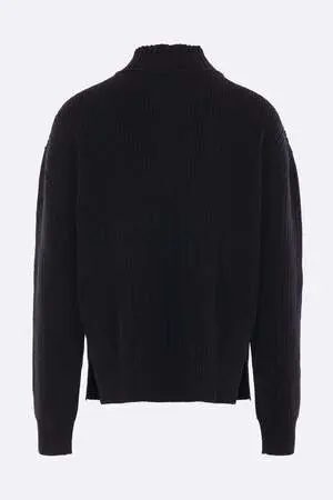Rick Owens High-neck Ribbed Sweater