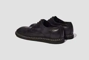Guidi Round Toe Lace-up Casual Shoes