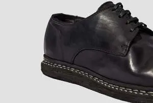 Guidi Round Toe Lace-up Casual Shoes
