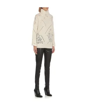 Ermanno Scervino Faux-leather Skinny Trousers
