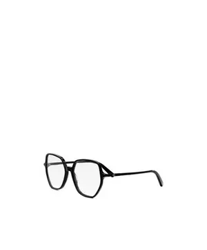 Dior Full-rim Octagonal Eyeglasses - Black