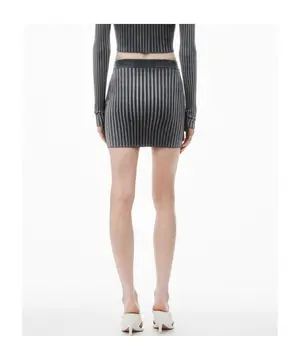 Alexander Wang Ribbed-knit Mini Skirt